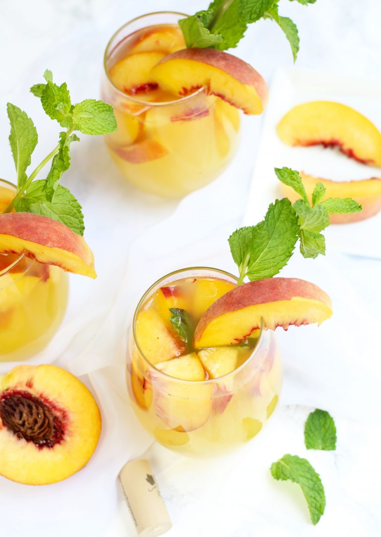 Fuzzy Navel Peach Sangria