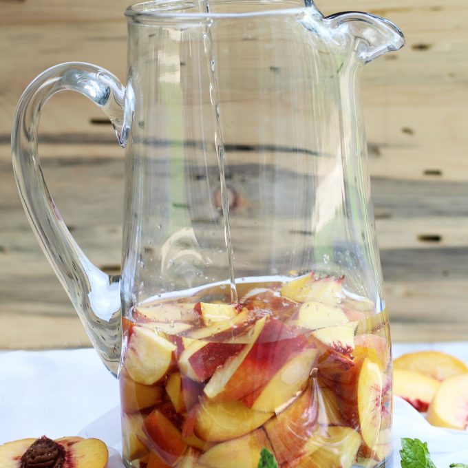 Fuzzy Navel Peach Sangria